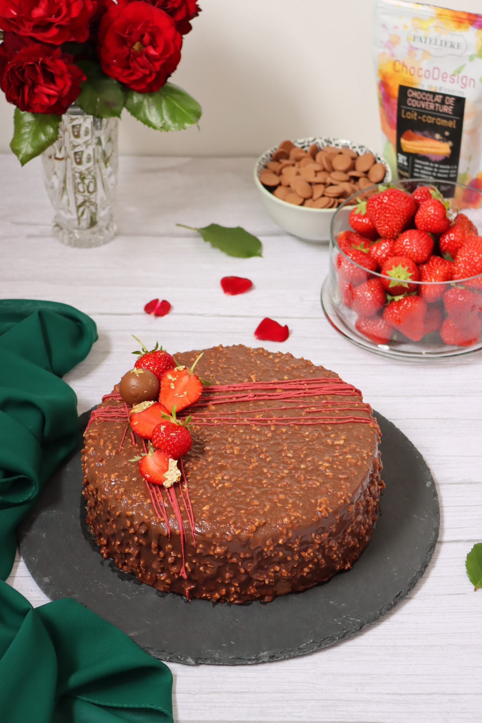 Entremet chocolat et fruits rouges • Autour du Sucre