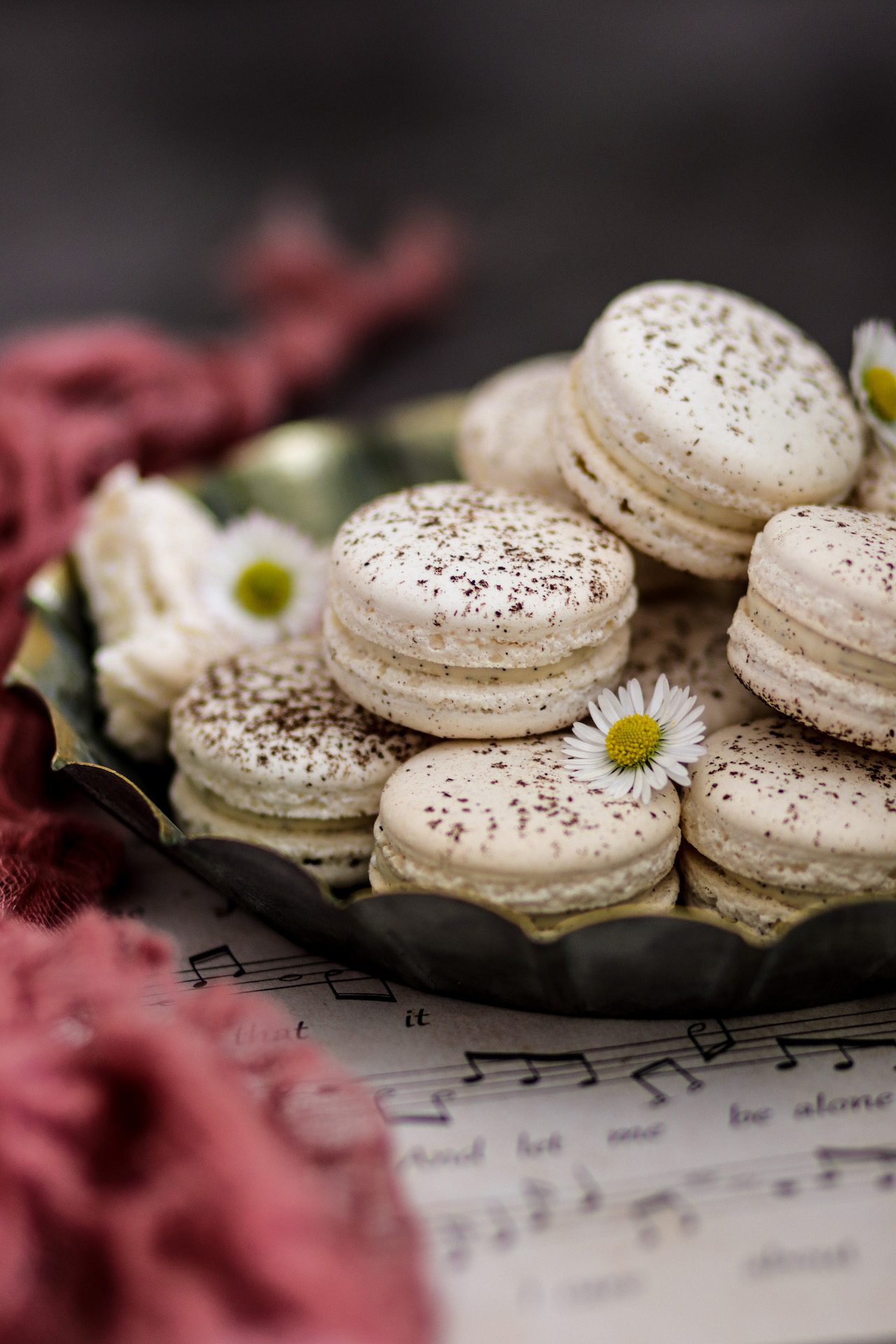 Macaron à la vanille • Autour du Sucre