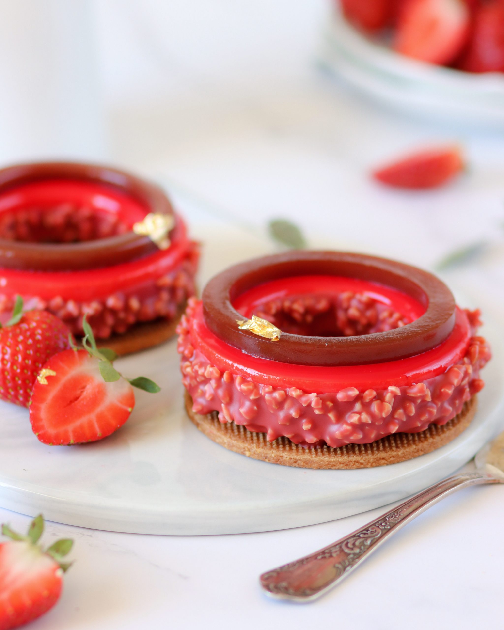 Strawberry ring • Autour du Sucre