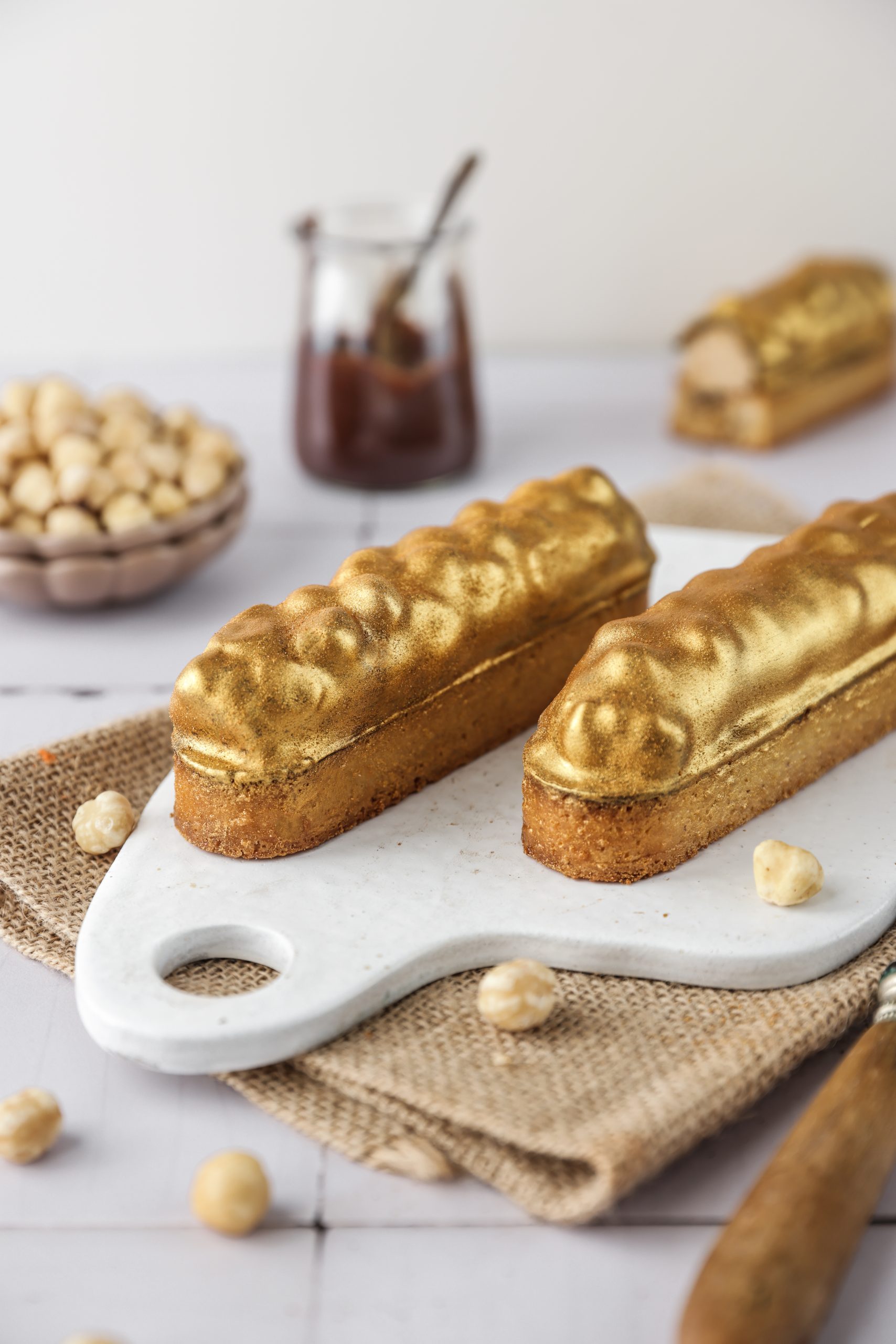 Tartelette éclair praliné • Autour du Sucre